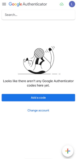 How do I set up MFA using the Google authenticator app?